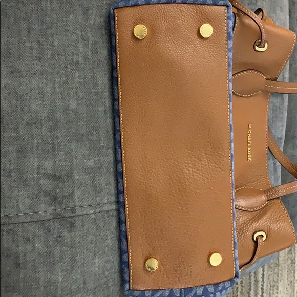 Michael Kors | Bags | Michael Kors Denim Handbag | Poshmark
